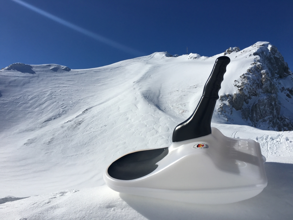 hier kaufen Sie den original mini bob - Zipflbob Sonderedition in weiß ...