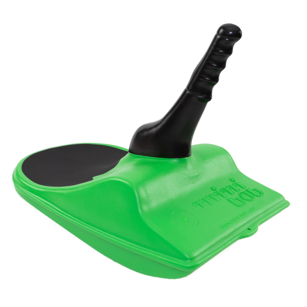 Original mini bob (Zipfelbob Rodel Schlitten) in grün - mini bob