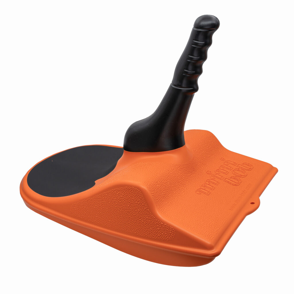 Original mini bob (Zipfelbob Rodel Schlitten) in orange - mini bob